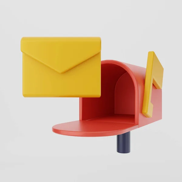 Illustration Email Icon Gray Background — Stock Photo © wirestock ...