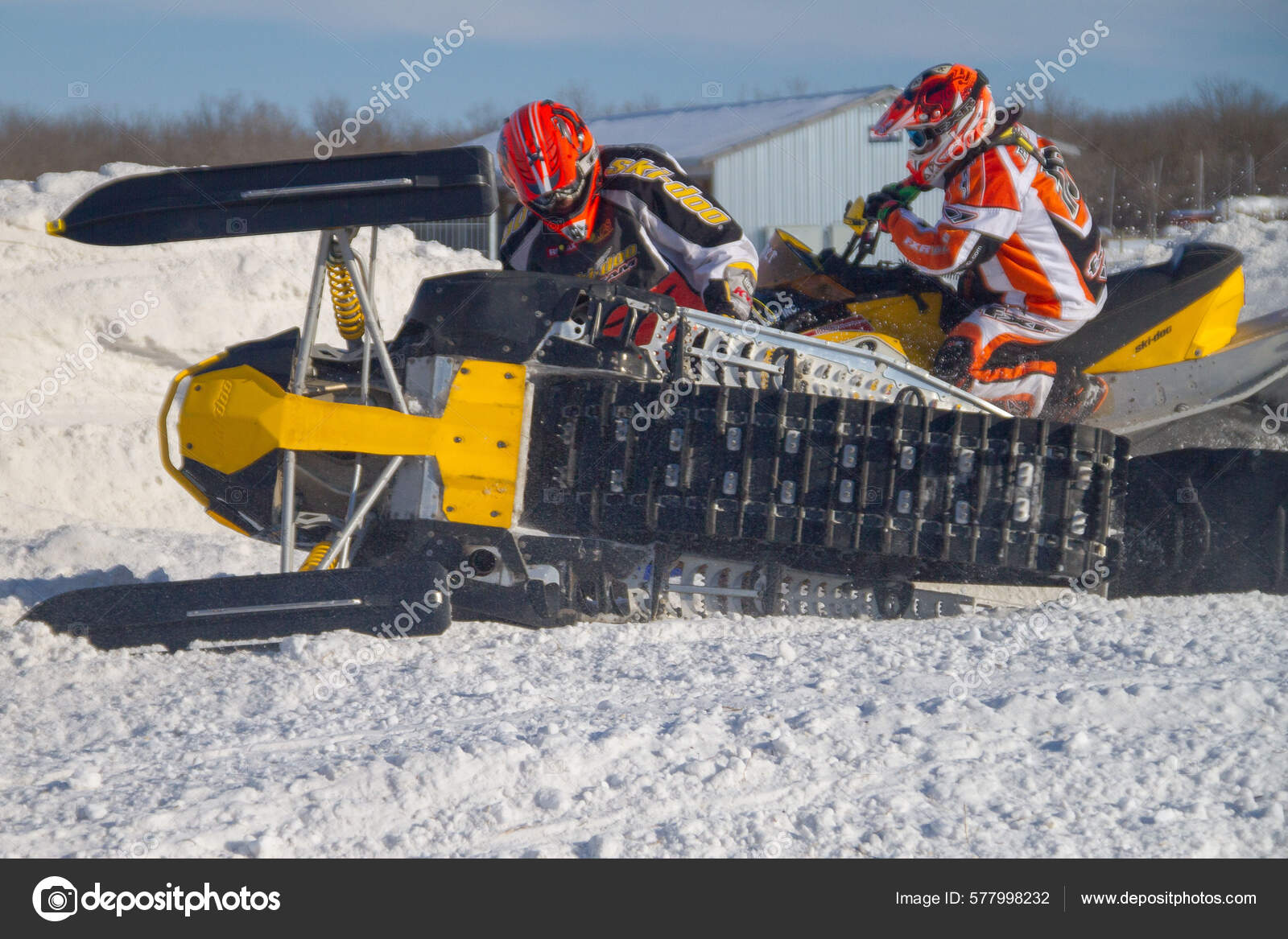 Side By Side Snowmobile