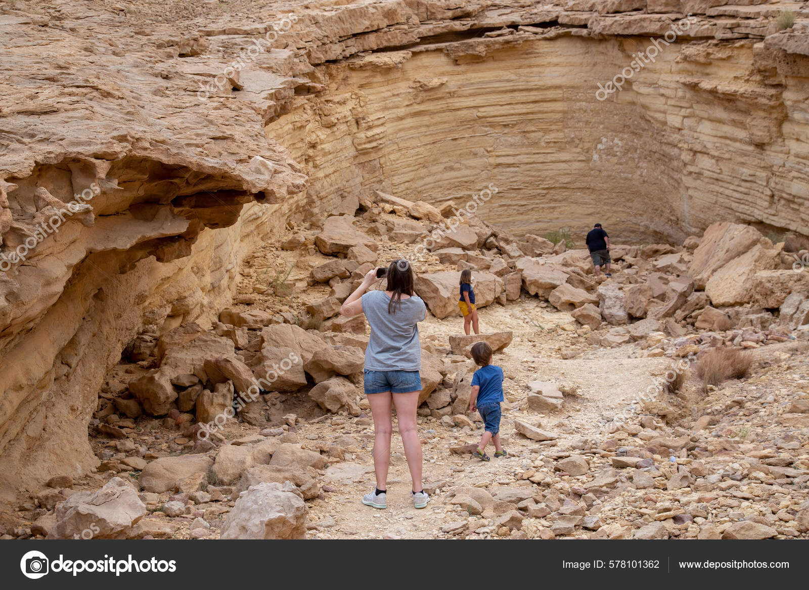 Daytime Hiking Desert Rocks Dry — Stock Editorial Photo © wirestock ...