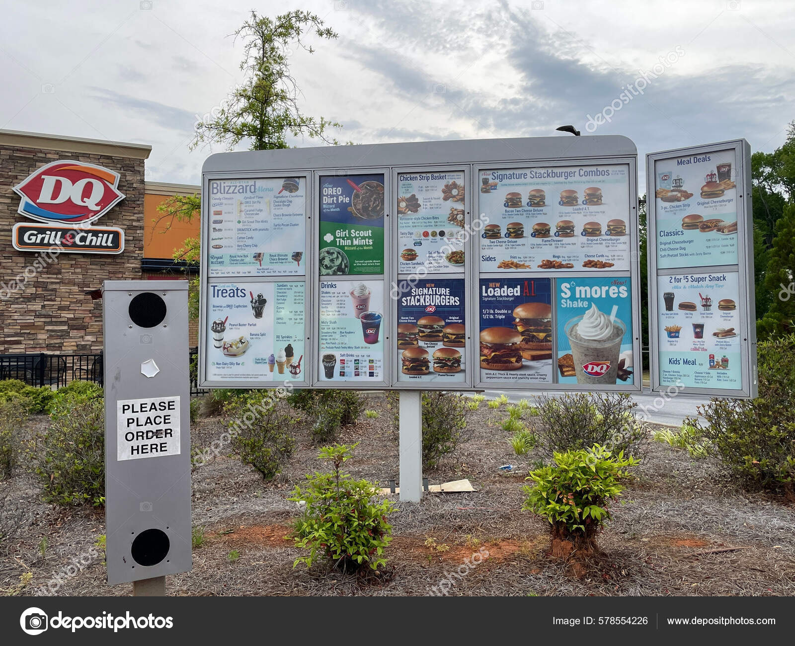 Dairy Queen Menu Board
