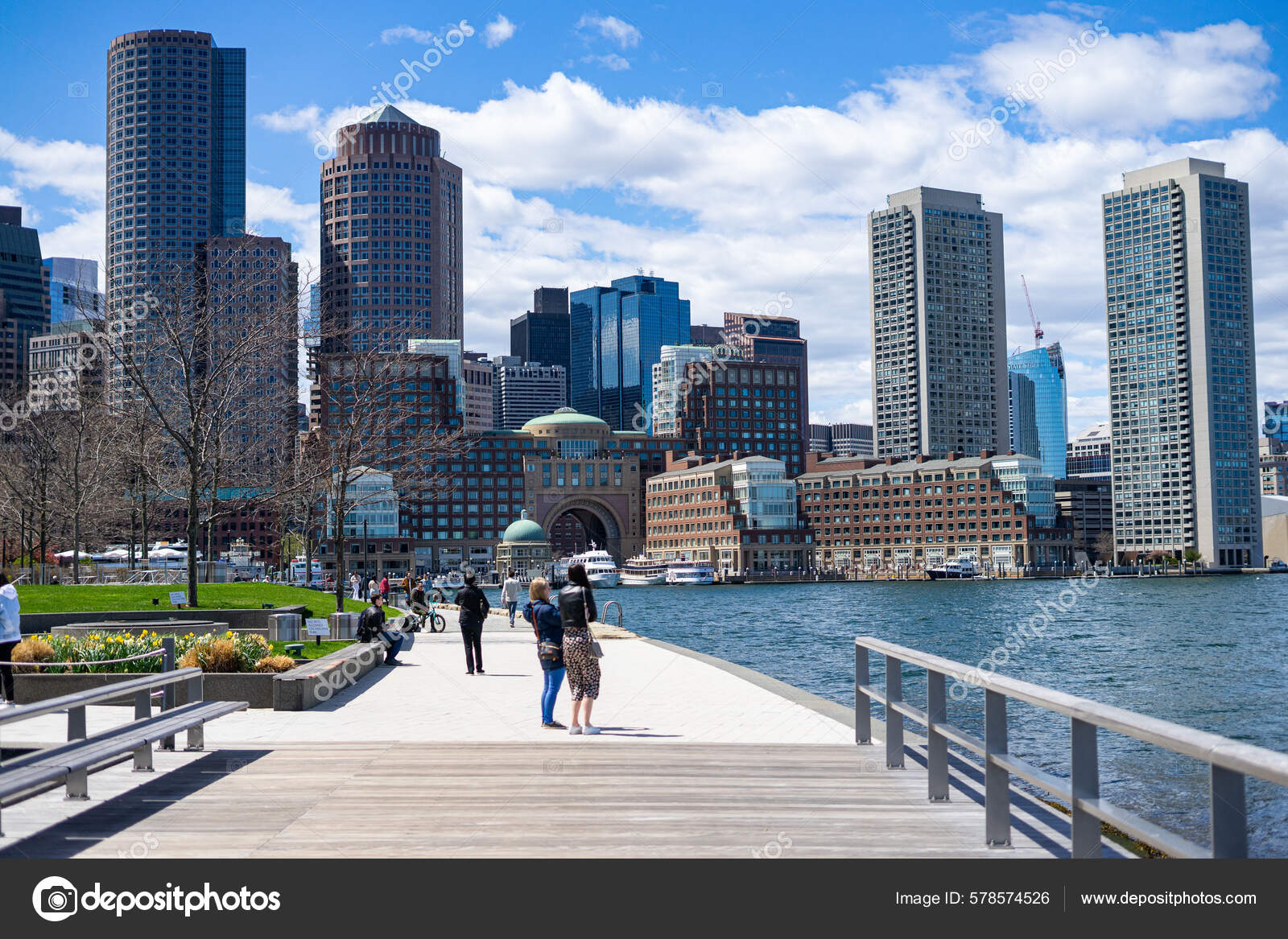Boston City Skyline Spring 2022 — Stock Editorial Photo © wirestock ...