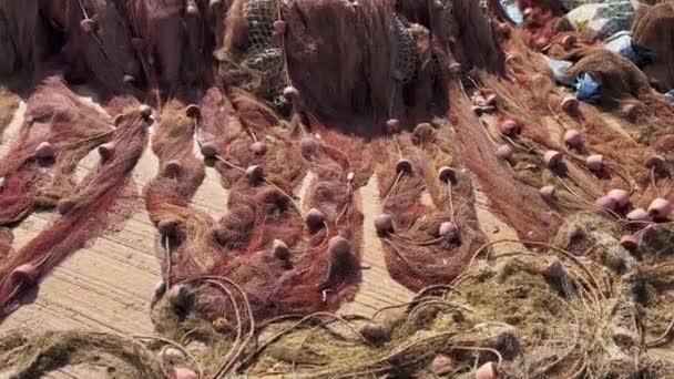 Fishing Boats Floating Harbor — Stock Video © wirestock_creators #578765690