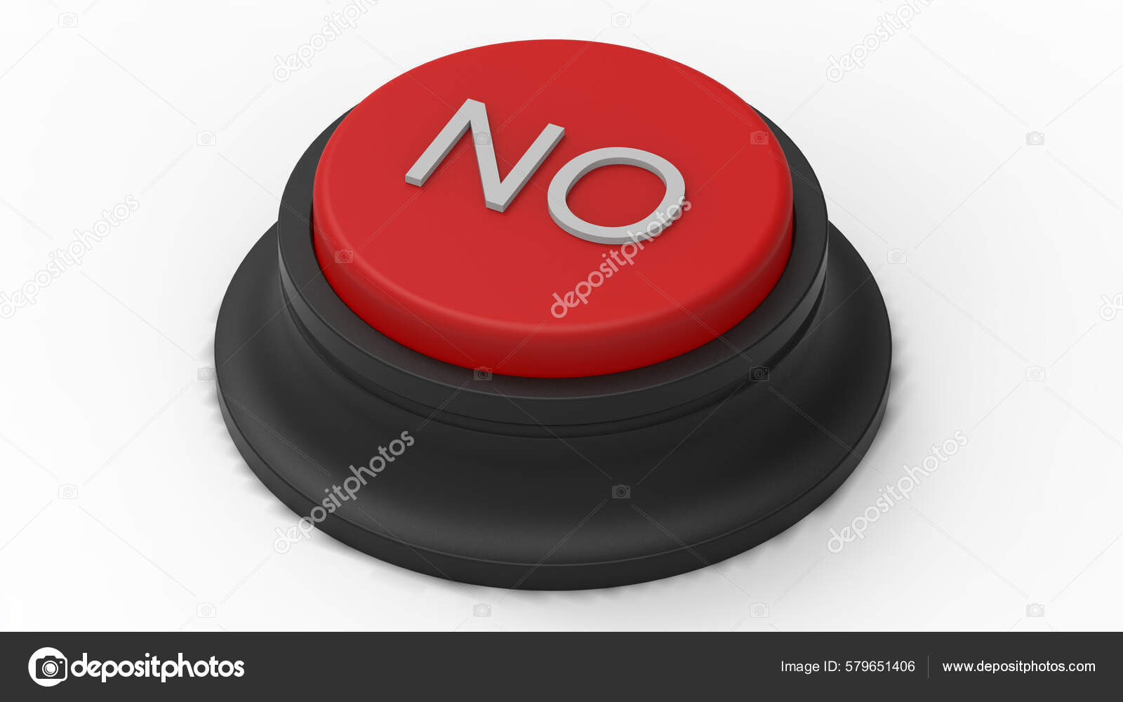 Red Button Isolated Illustration Render - Stockfotografie: lizenzfreie ...