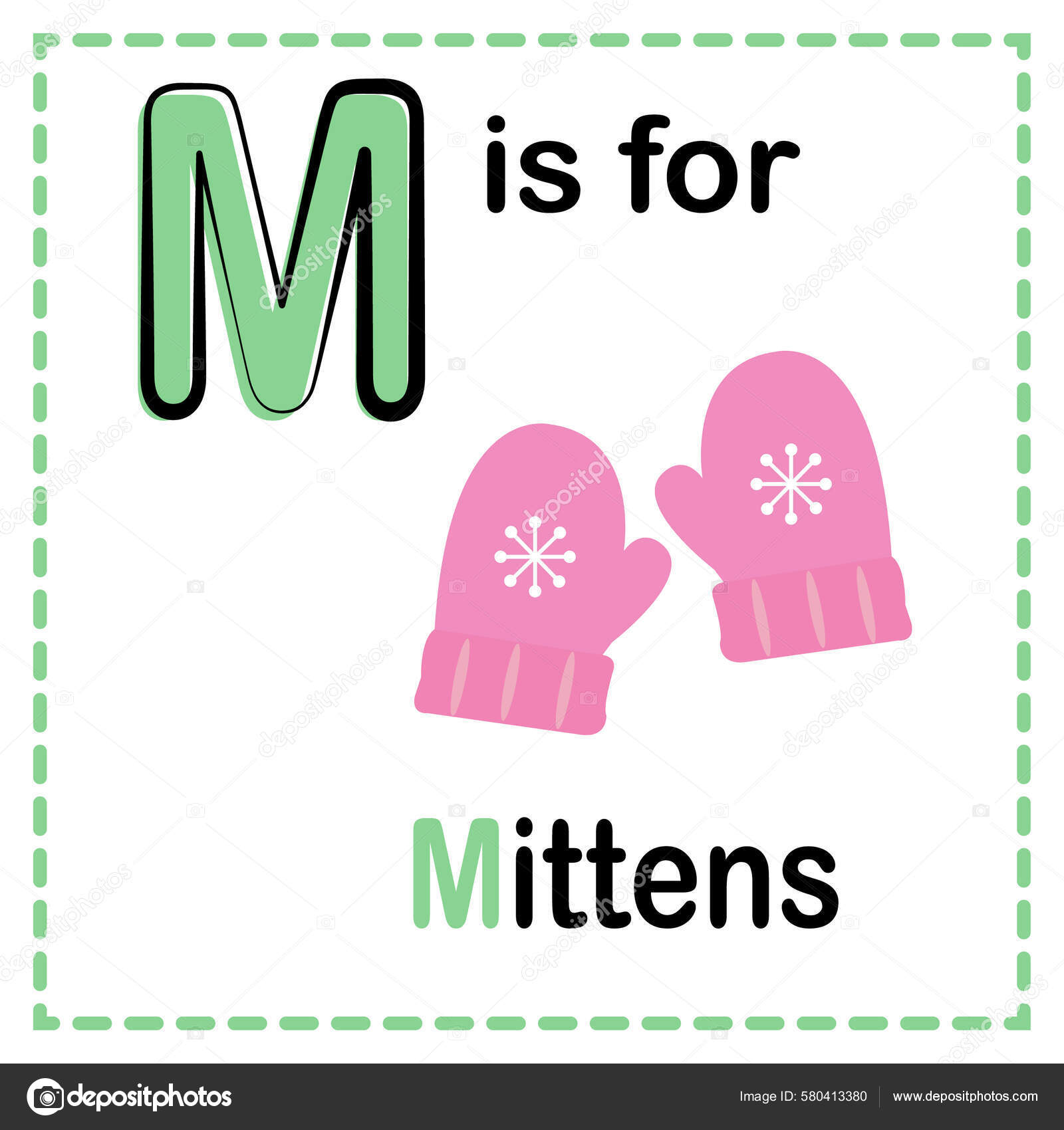 Una Ilustración Del Alfabeto Para Manoplas Con Fondo Blanco Vector de ...