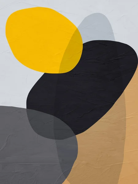 Geometric abstract art, texture, geometric shapes, beige, brown, yellow ...