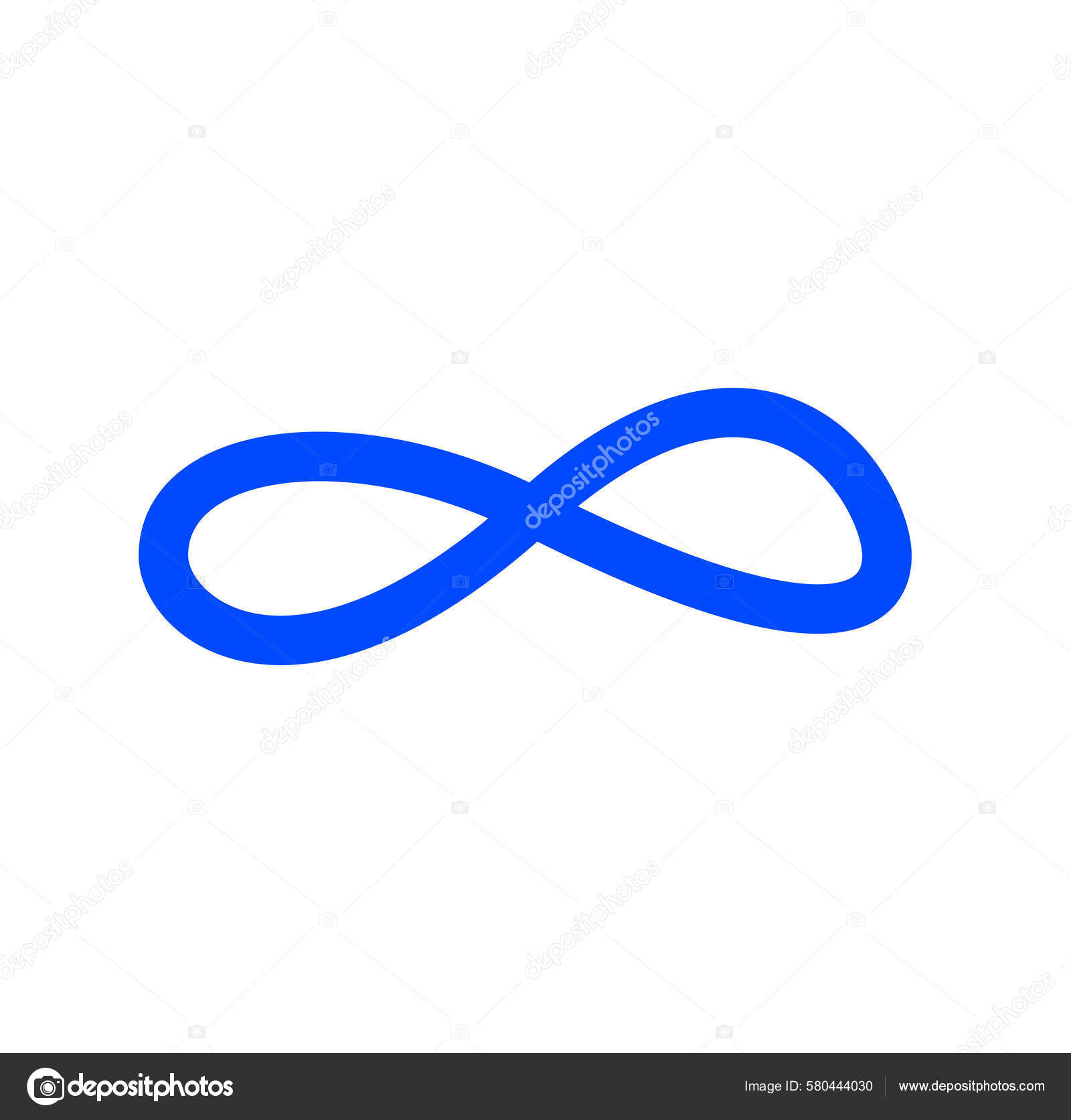 Vector Design Infinity Monogram Icon White Background Stock Vector by ...