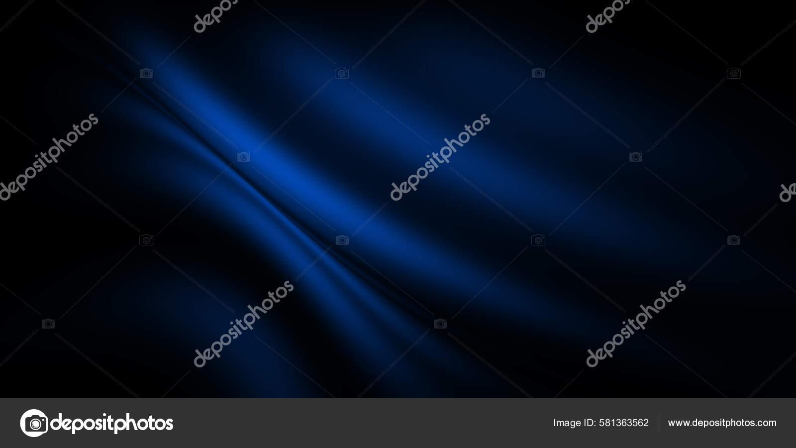 Beautiful Dark Blue Gradient Background Abstract Illustration Deep ...