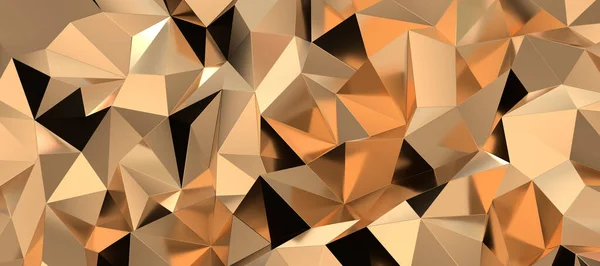 Gold Black Abstract Mosaic Background Gold Polygon Background Stock ...