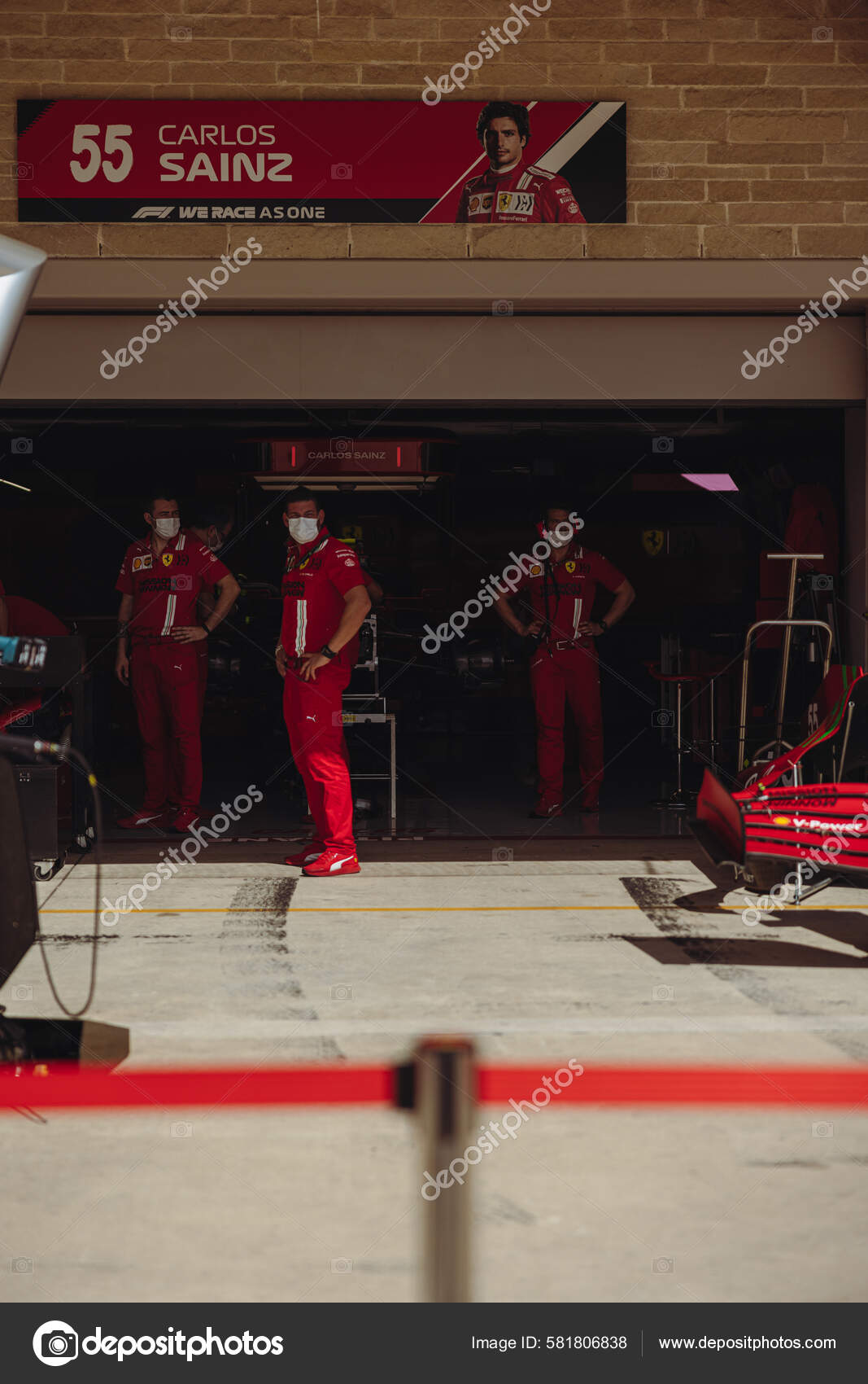 2021 Formula Grand Prix Usgp Austin Texas Circuit Americas Cota — Stock ...