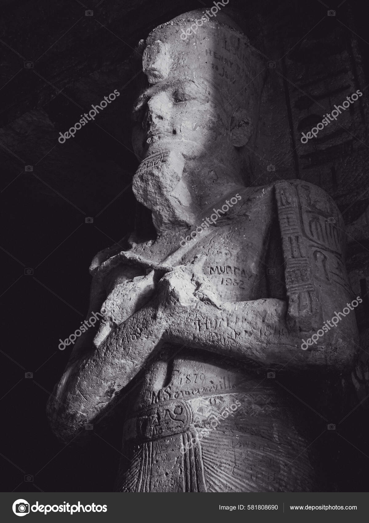 Sculpture Egyptian King Ancient Temple – Stock Editorial Photo ...