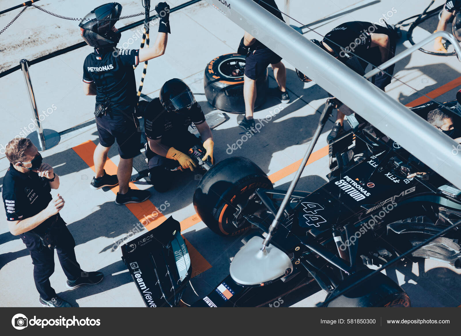 2021 Formula Grand Prix Usgp Austin Texas Circuit Americas Cota — Stock ...