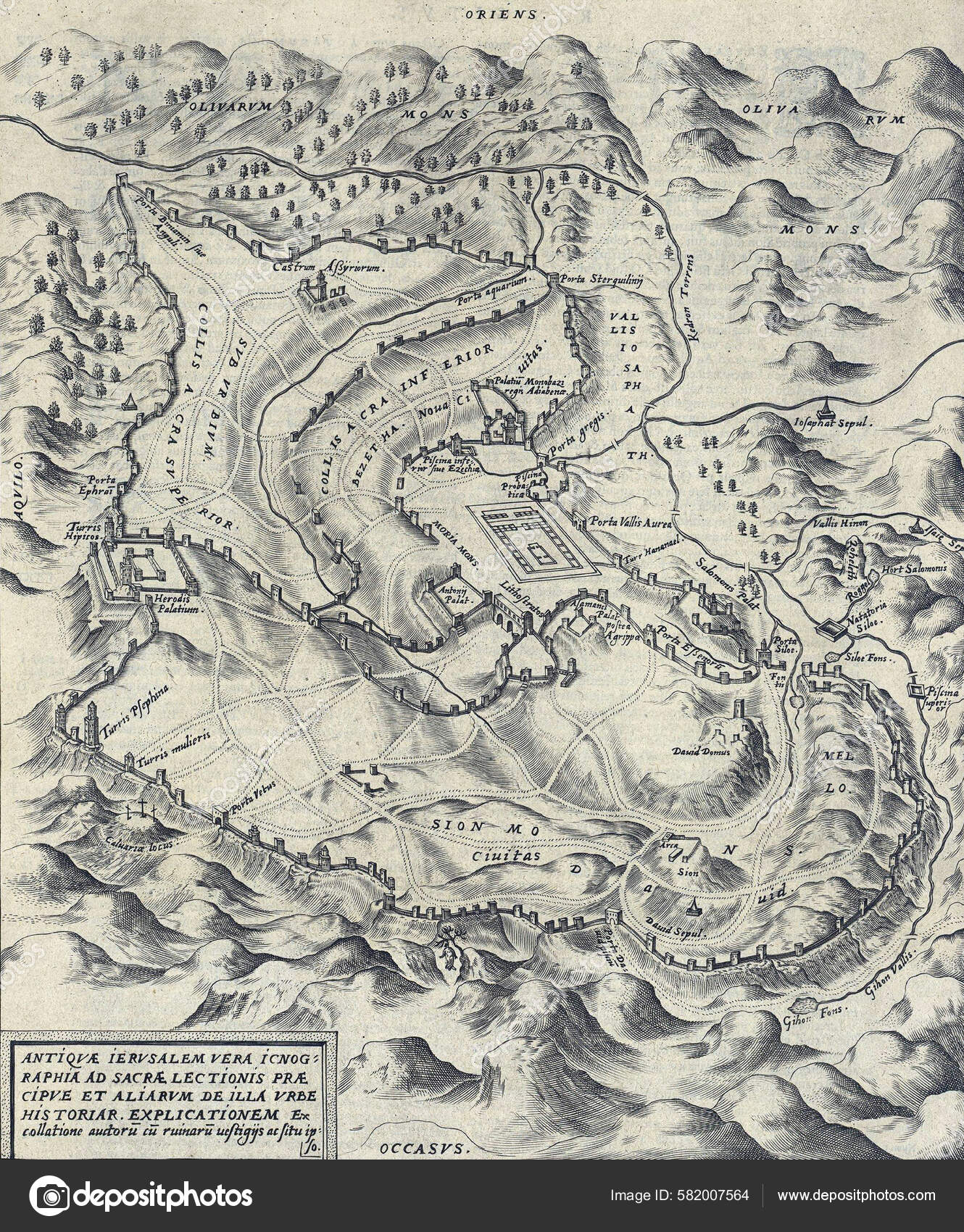 Ancient Jerusalem Topography Around