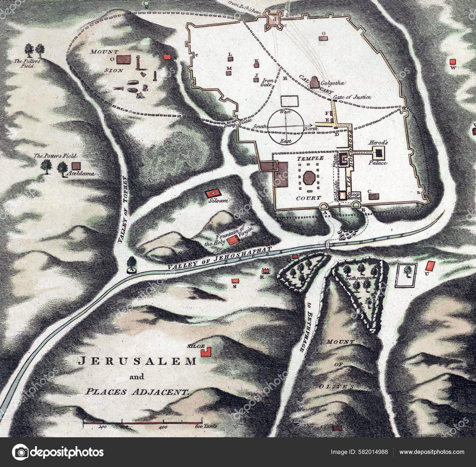 Ancient Jerusalem Topography Around