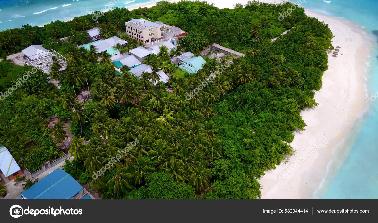 Beautiful View Island Tropical Trees Asia — Stock Photo © wirestock ...