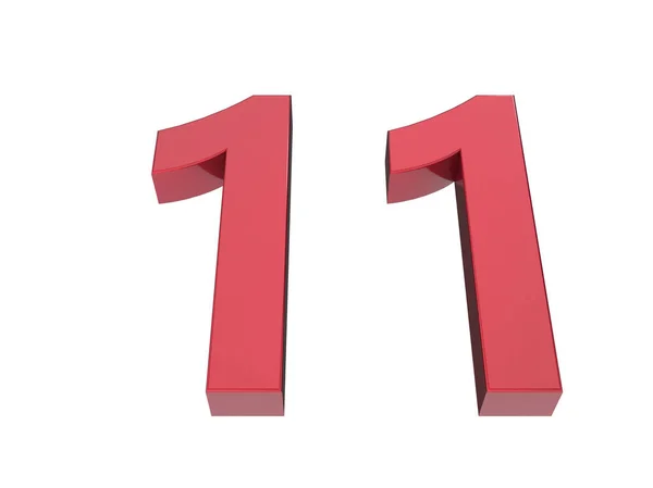 Red Number 11