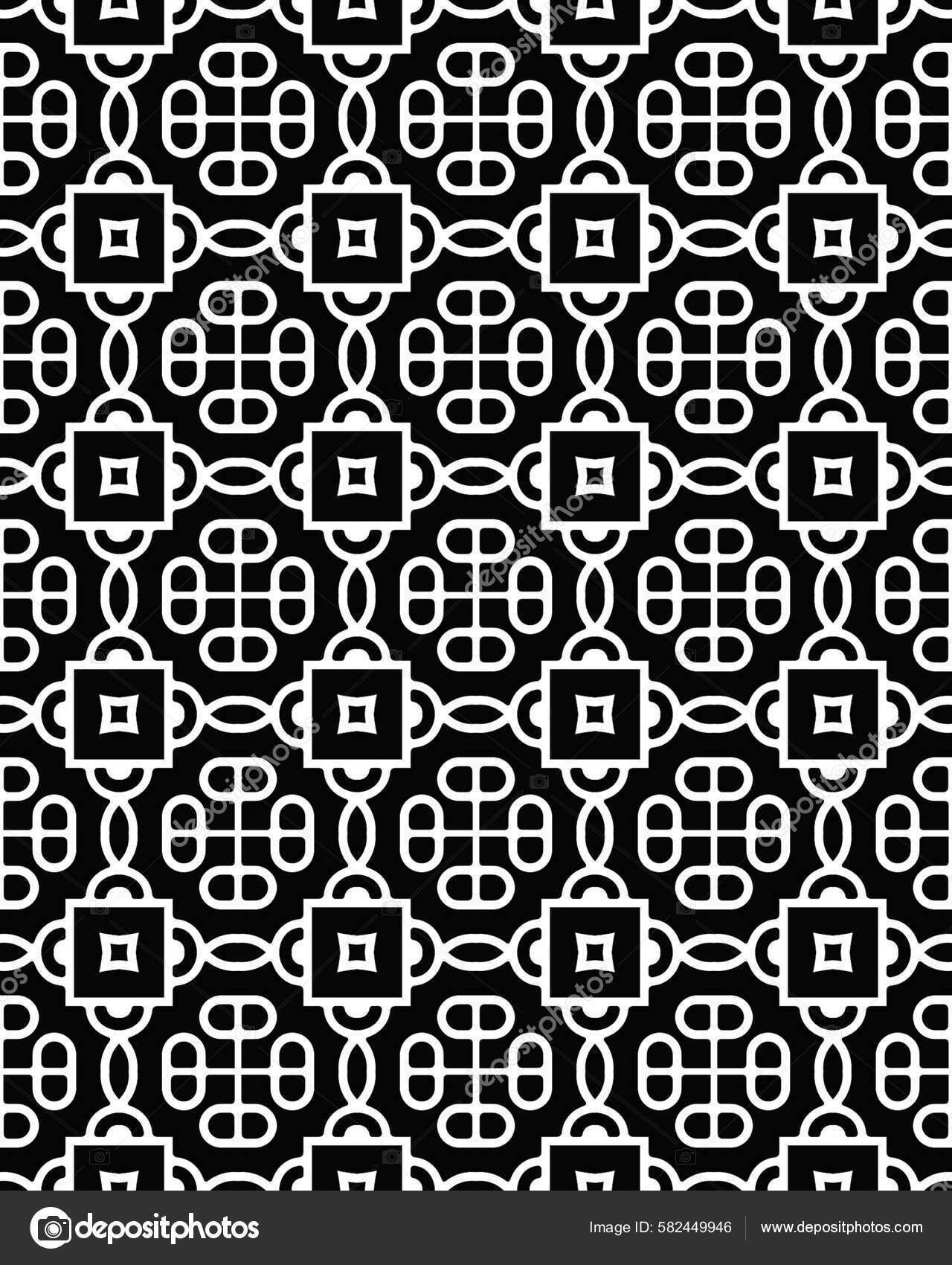 Seamless Illustration Tile Pattern Background Wallpaper Stock Photo by ...