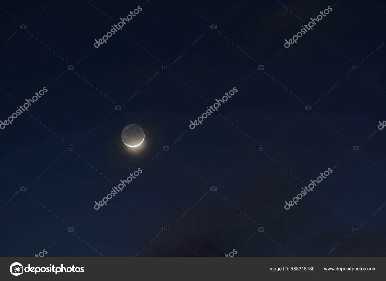 Beautiful Scene Night Sky Full Moon — Stock Photo © wirestock_creators ...