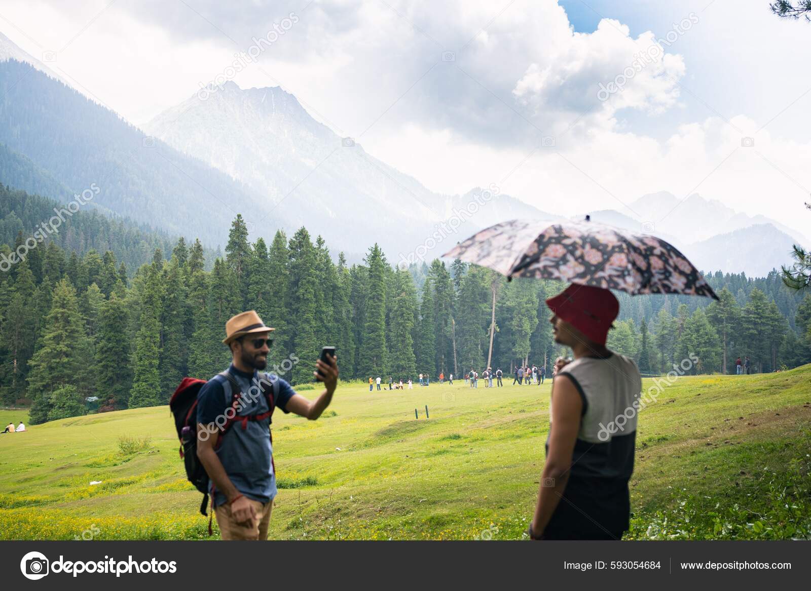 Pahalgam Hill Station North Indian State Jammu Kashmir — Stock Photo ...