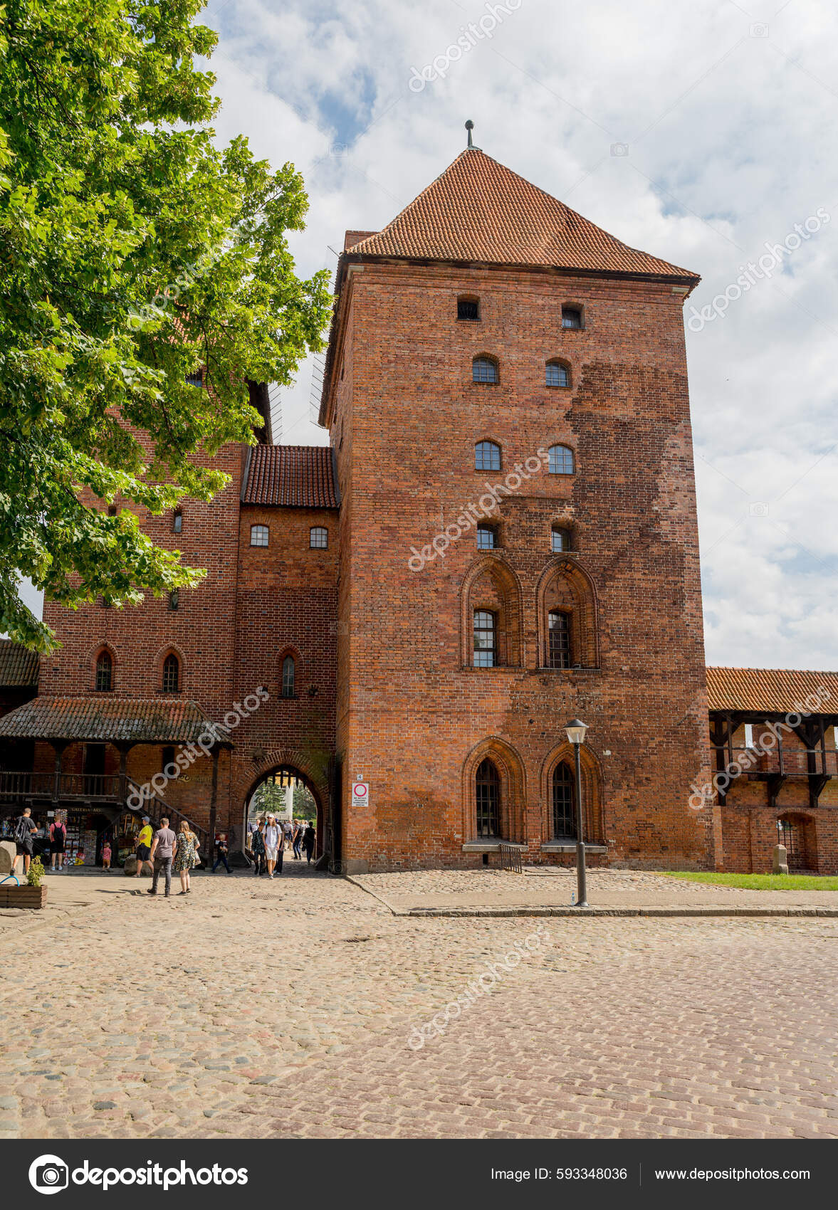 The Outer Bailey Of A Castle
