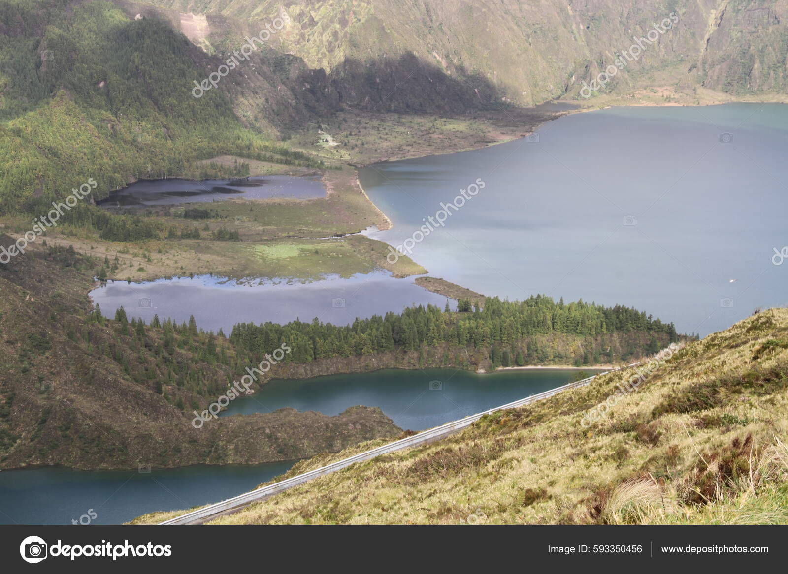 Aerial Top View Small Lakes Hills — Stock Photo © wirestock_creators ...