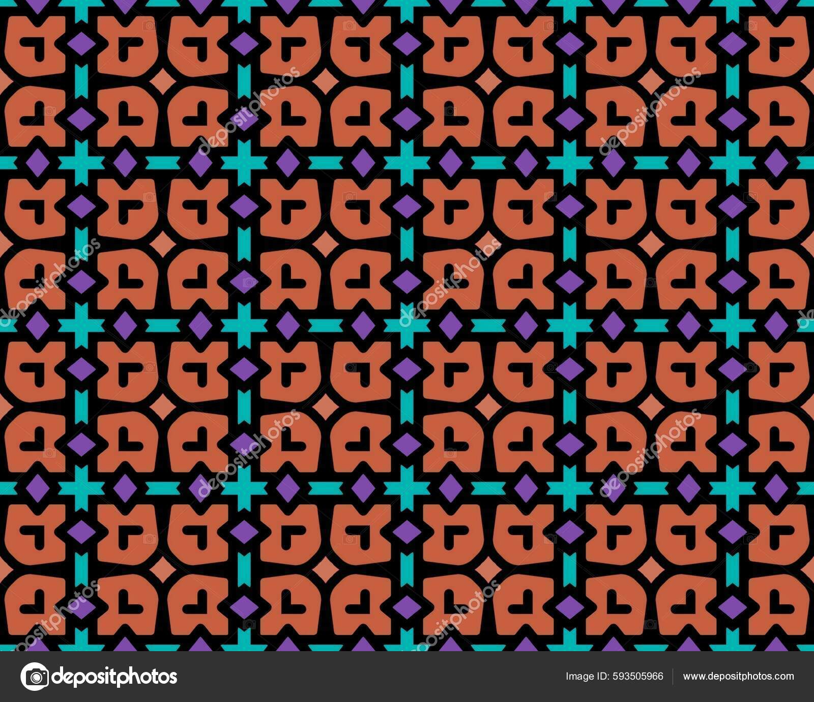 Illustration Seamless Tile Pattern Perfect Background Wallpaper Stock ...