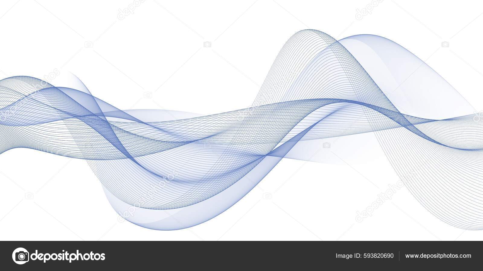 Beautiful Color Light Blue Abstract Waves Design — Stock Photo ...