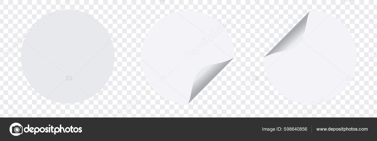 Vector Illustration White Stickers Stock Vector by ©wirestock_creators ...