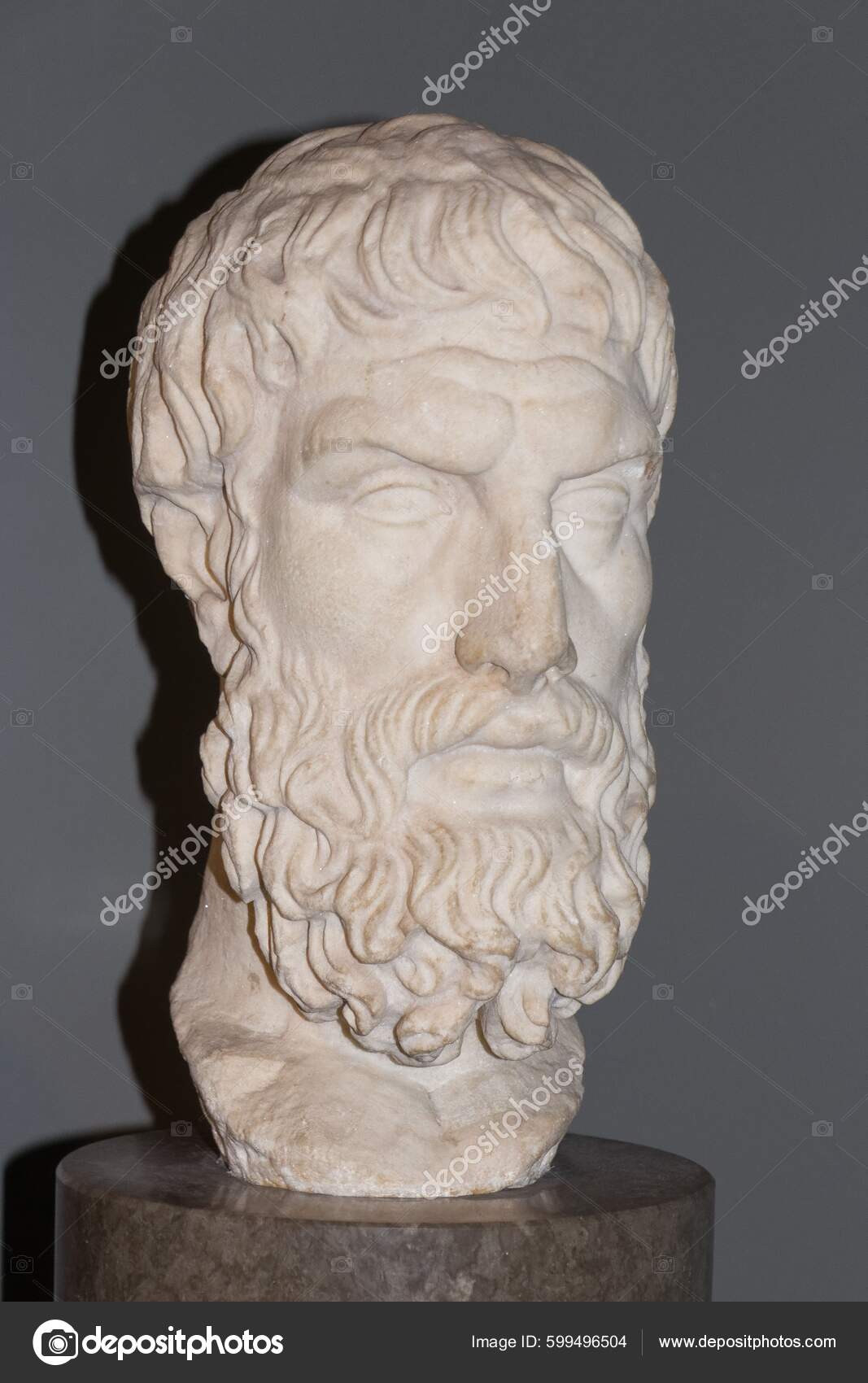 Plano Vertical Una Estatua Museo Británico Londres — Foto de stock ...