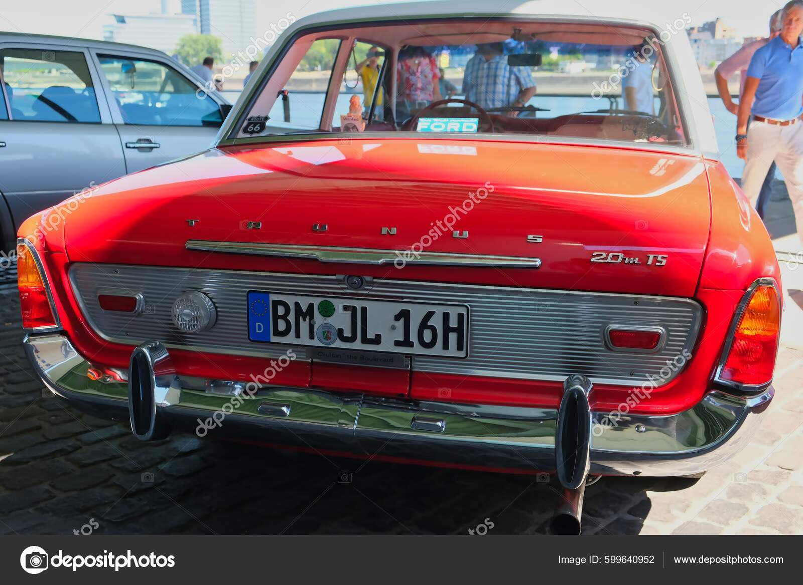 Ford Taunus 20M Sixties Oldtimer Show Cologne Rear View — Stock ...