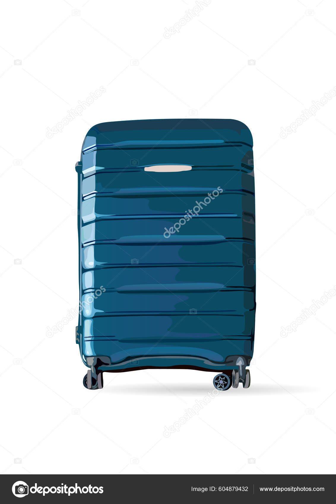 Maleta Dibujo Vectorial Realista Equipaje Para Viajes Negocios ...