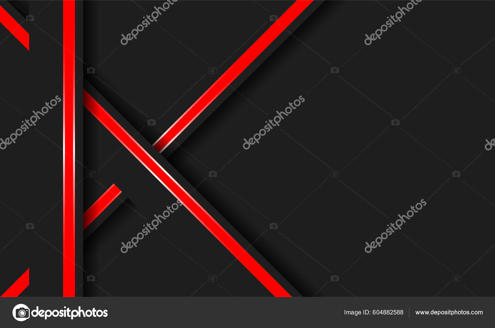Red Black Simple Modern Background Stock Vector by ©wirestock_creators ...