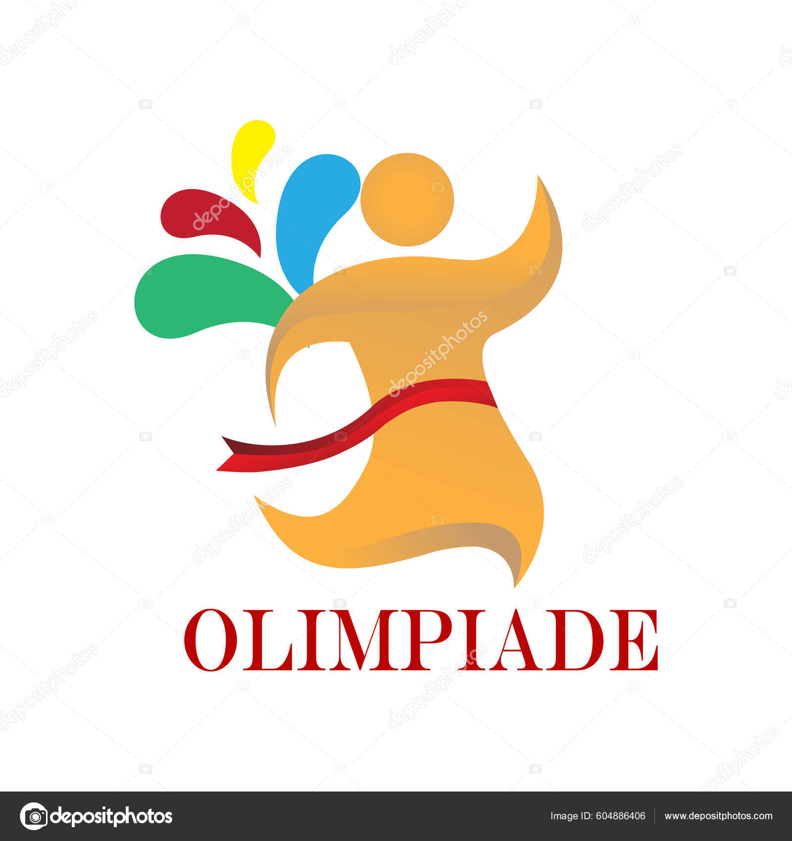 Templat Dari Logo Pria Yang Berjalan Pada Latar Belakang Putih Vektor ...