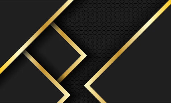 Simple Graphic Background Golden Lines Gray Stock Vector by ©wirestock ...