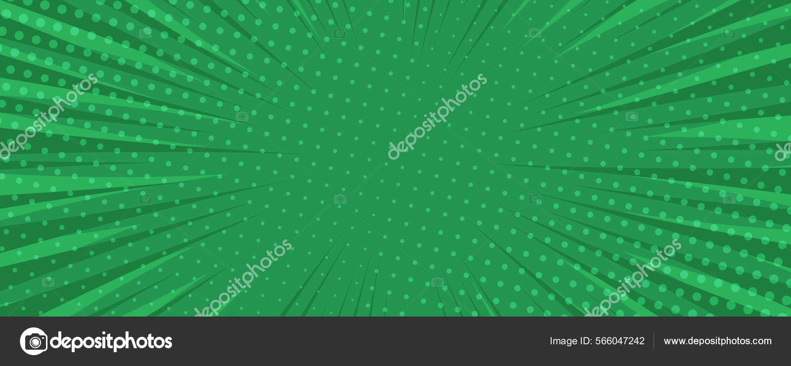 Green Comic Book Page Background Pop Art Style Empty Space Stock Vector by ©DniproDD 566047242
