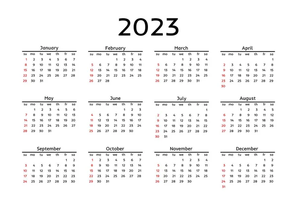 Calendar for 2021 isolated on a white background Stock Vector by ...