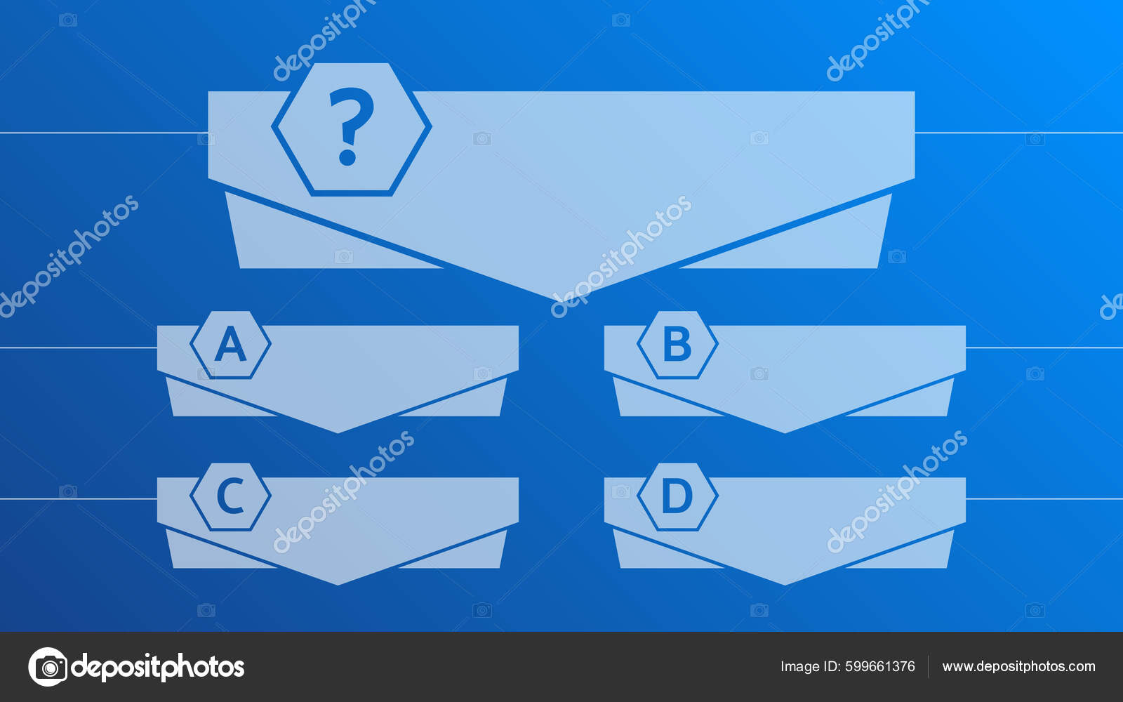 Multiple Choice Quiz Template Question Answers Template Form Gradient ...