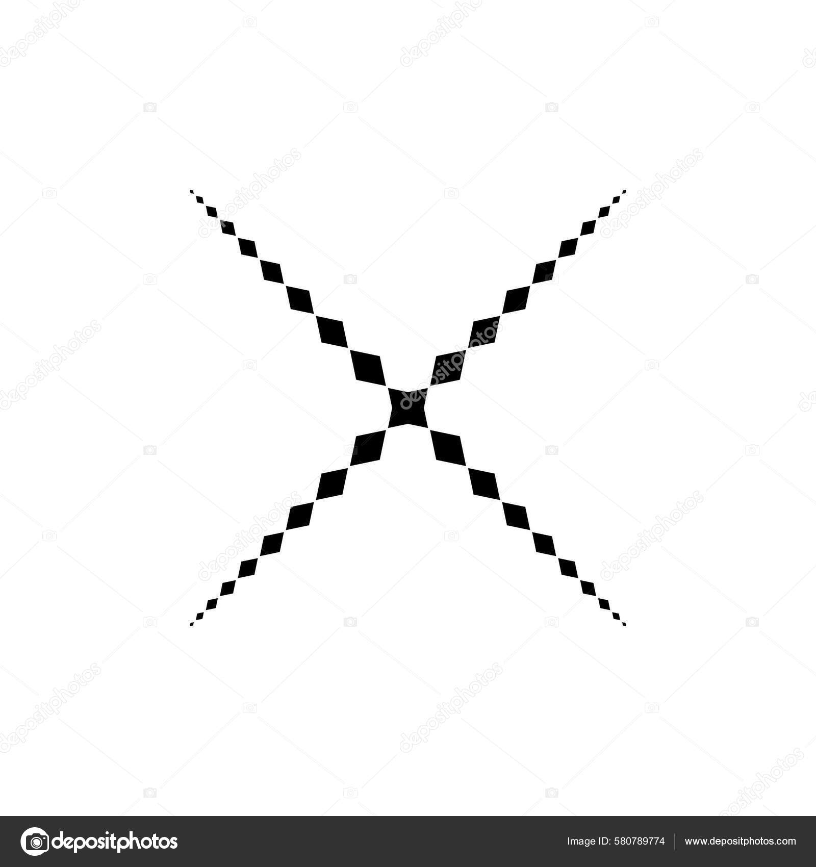 Star Shaped Rectangles Composition Logo Decoration Graphic Design ...