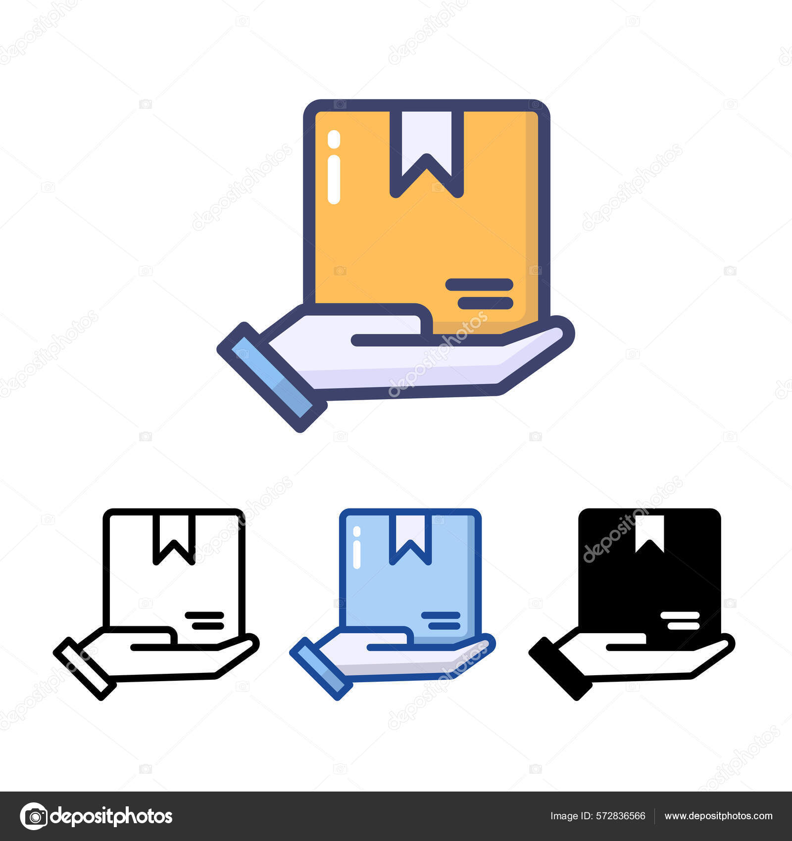 Shipping Delivery Icon Symbol Pictogram Flat Design Apps Websites Track ...