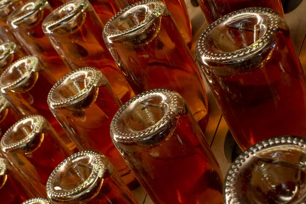 Sparkling Dry Rose Wine Production Traditional Method Underground ...