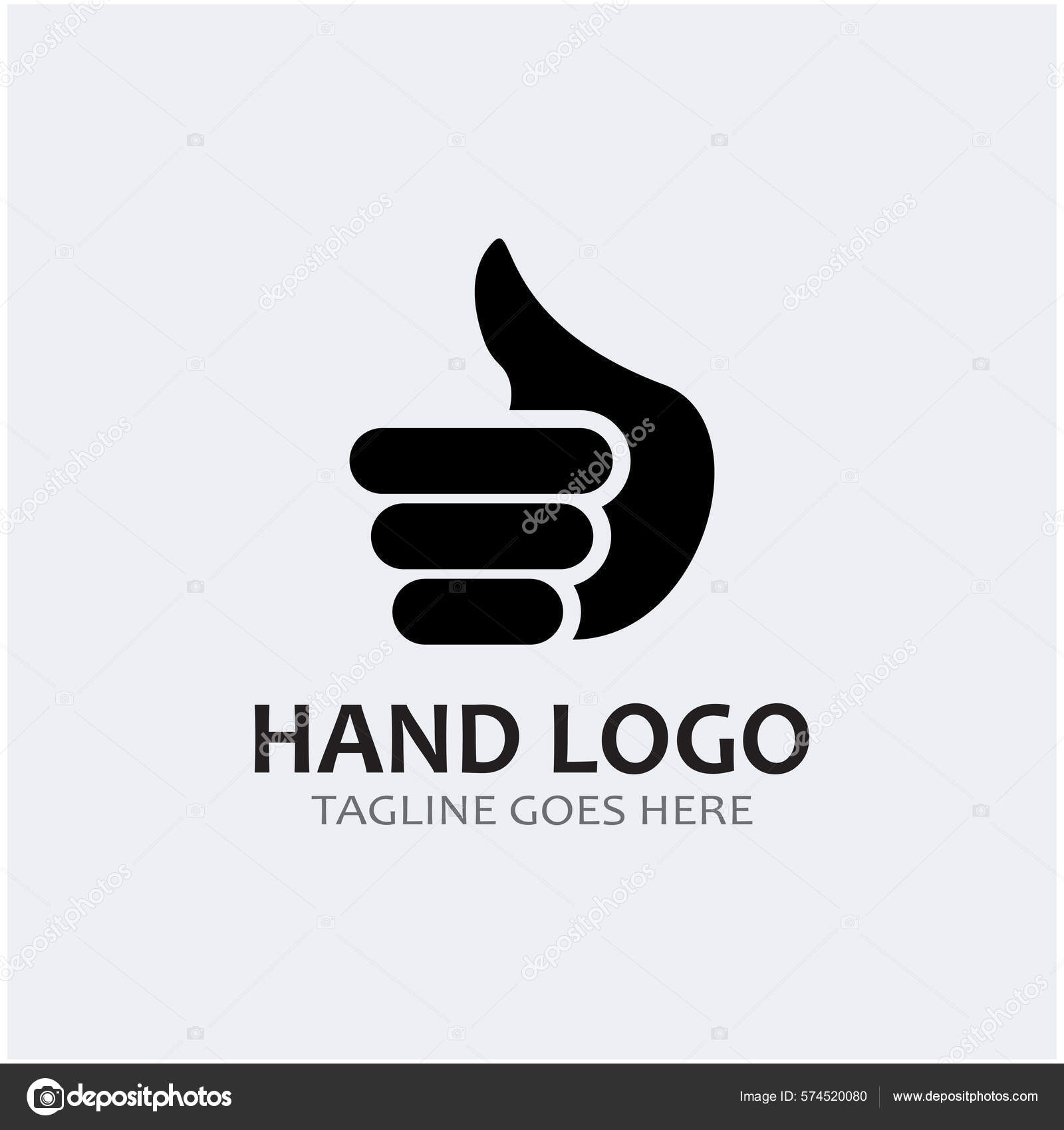 Hand Logo Icon Vector Design Template Stock Vector Image by ...