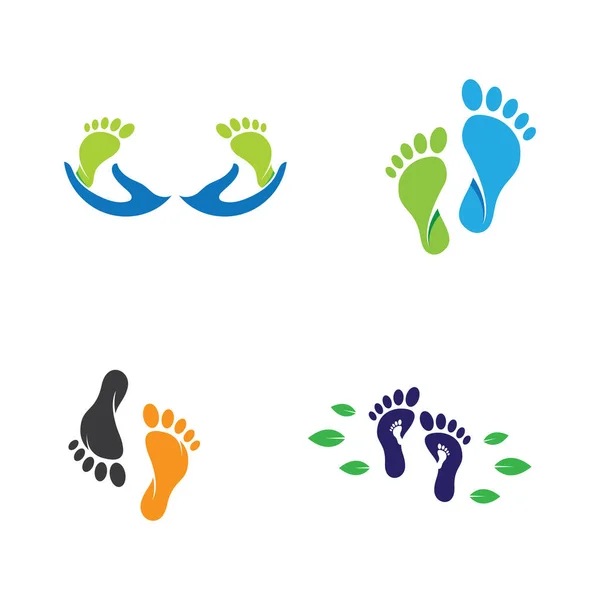 Four toe footprint circle images vectorielles, Four toe footprint ...