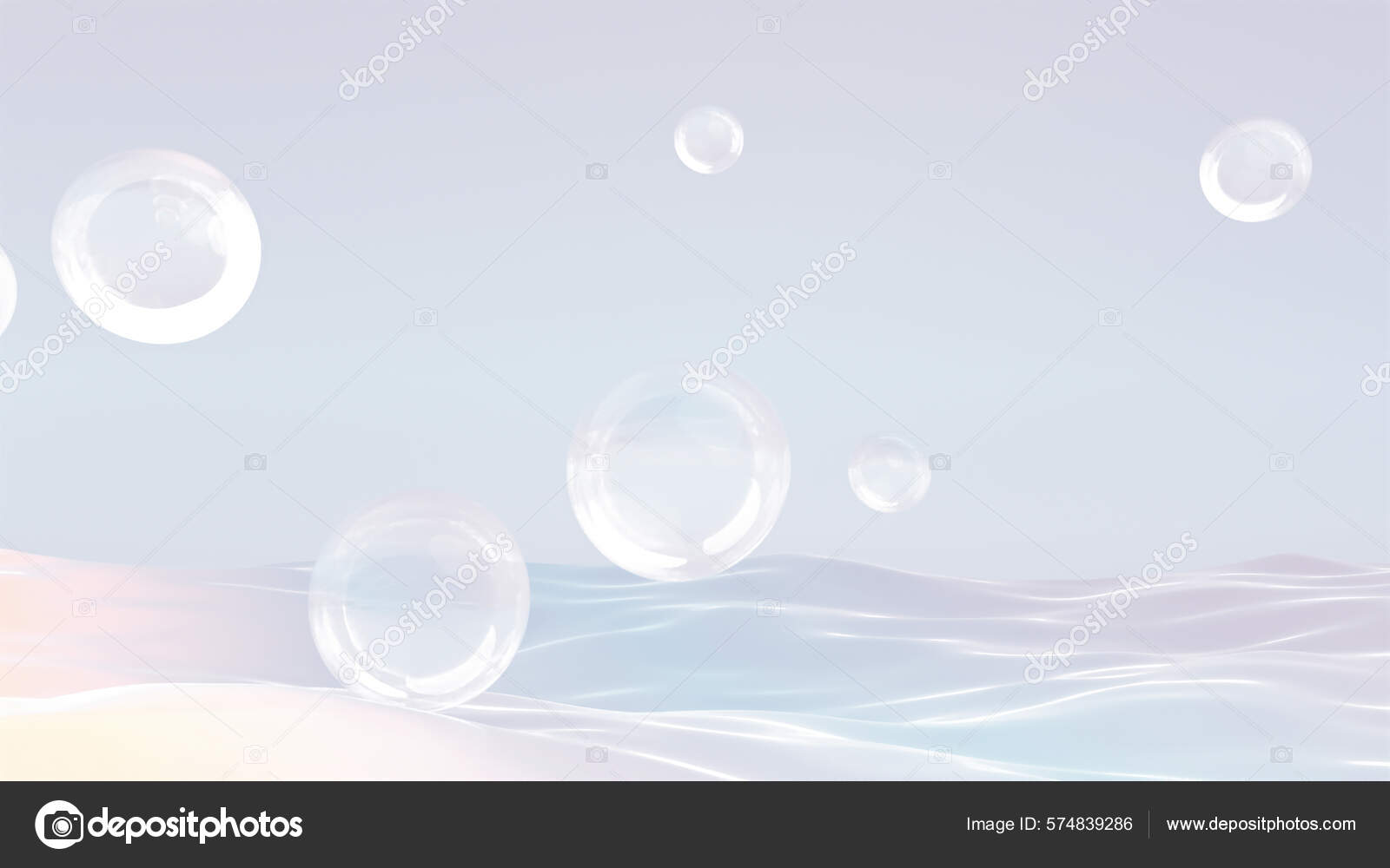 Rendered Water Bubbles Ocean Waves Stock Photo by ©tykcartoon 574839286
