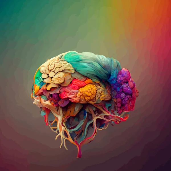 Brain with colors Stock Photos, Royalty Free Brain with colors Images ...