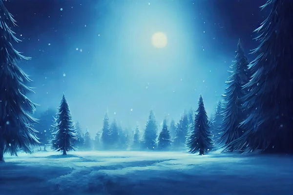 Night Forest Blizzard