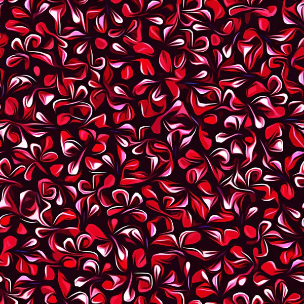 Red Flower Wallpaper Pattern