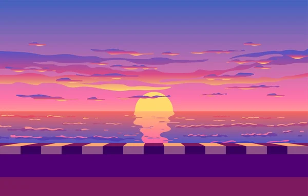 Cartoon Sunset