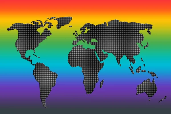 World map rainbow Stock Photos, Royalty Free World map rainbow Images ...