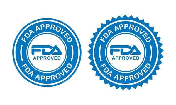 Fda Approved Logo Badge Icon Design Product Label Business Stock Vector ...