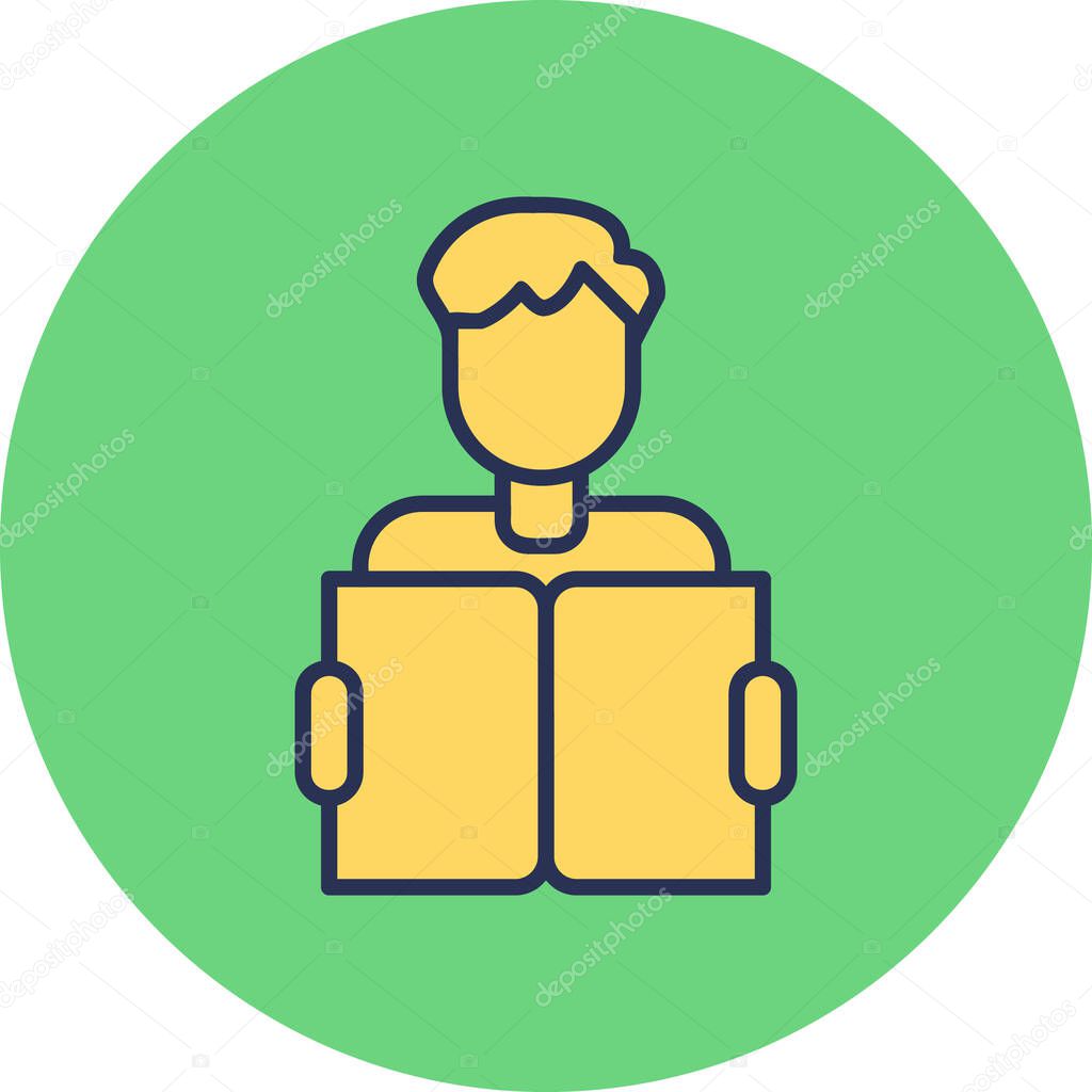 Icono de aprendizaje vector ilustración 2024