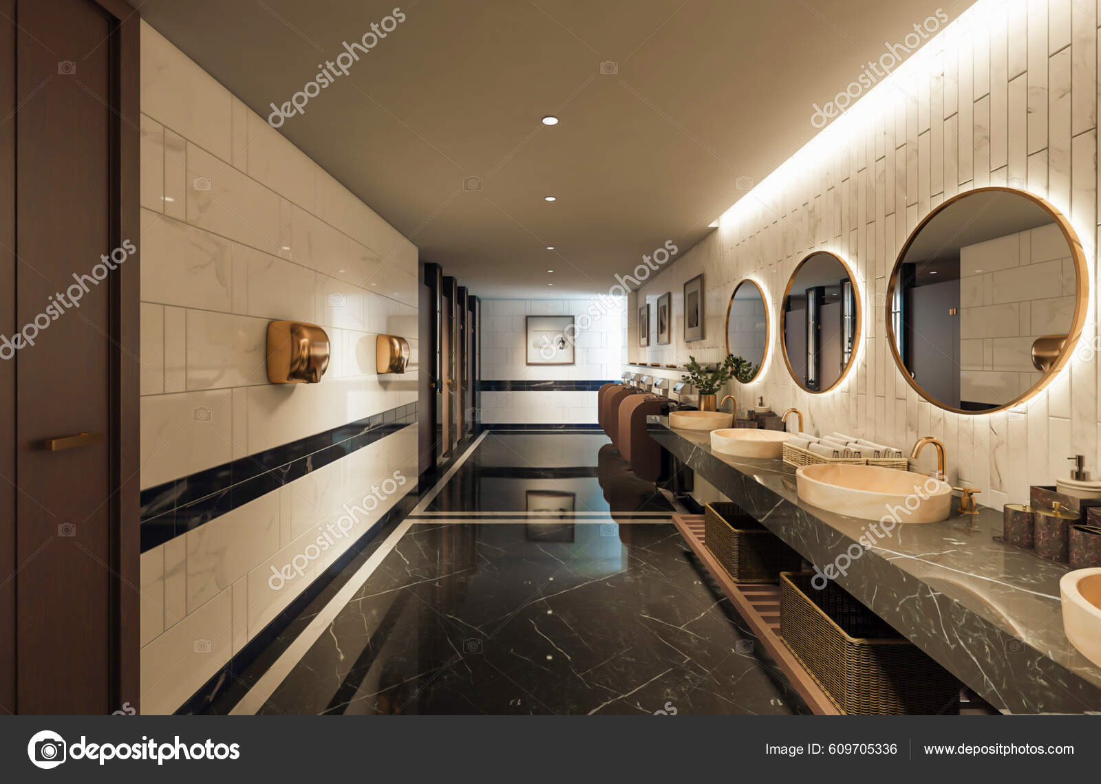 Hotel Public Toilet Design